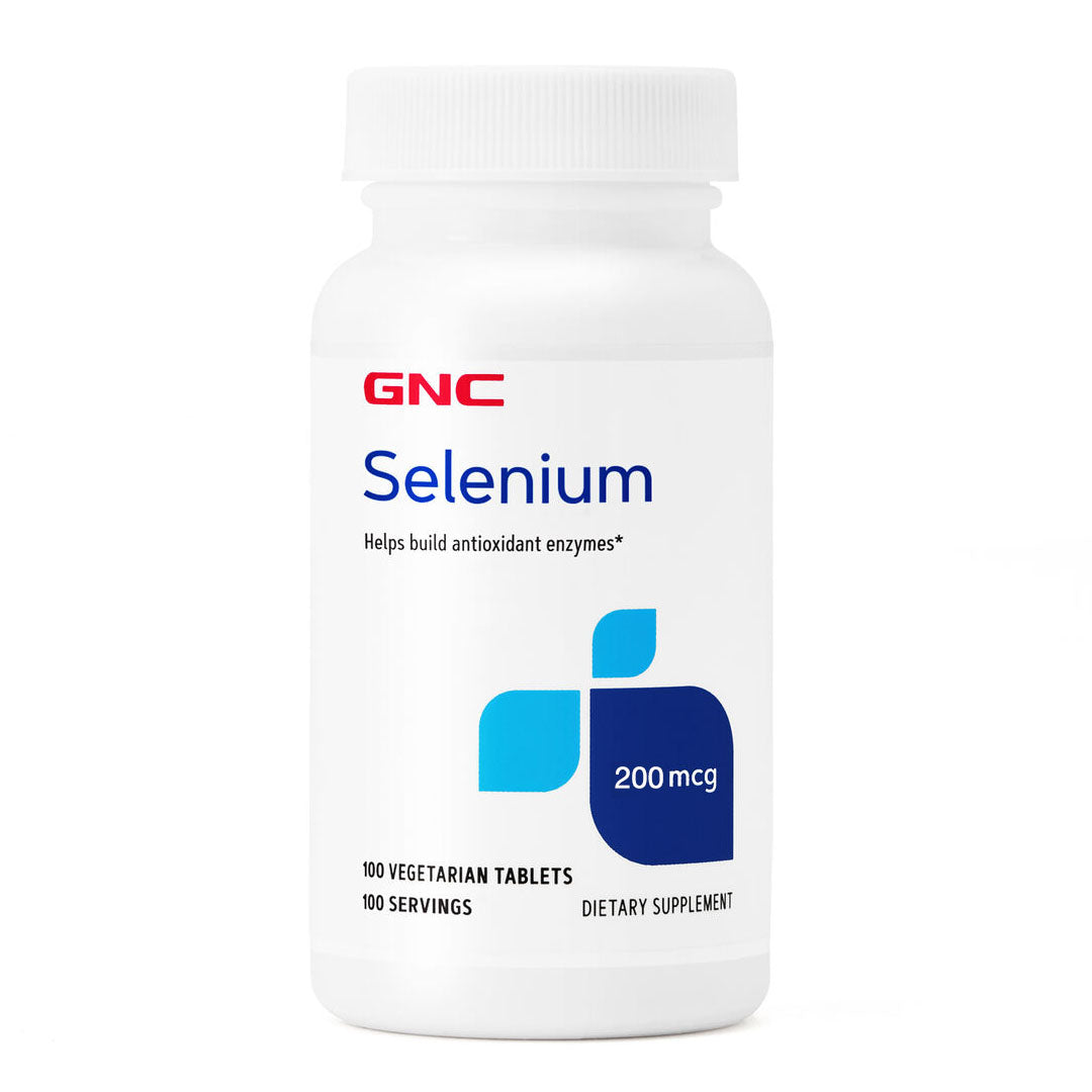 GNC Selenium 200ug 100 Tablets | Here's Health