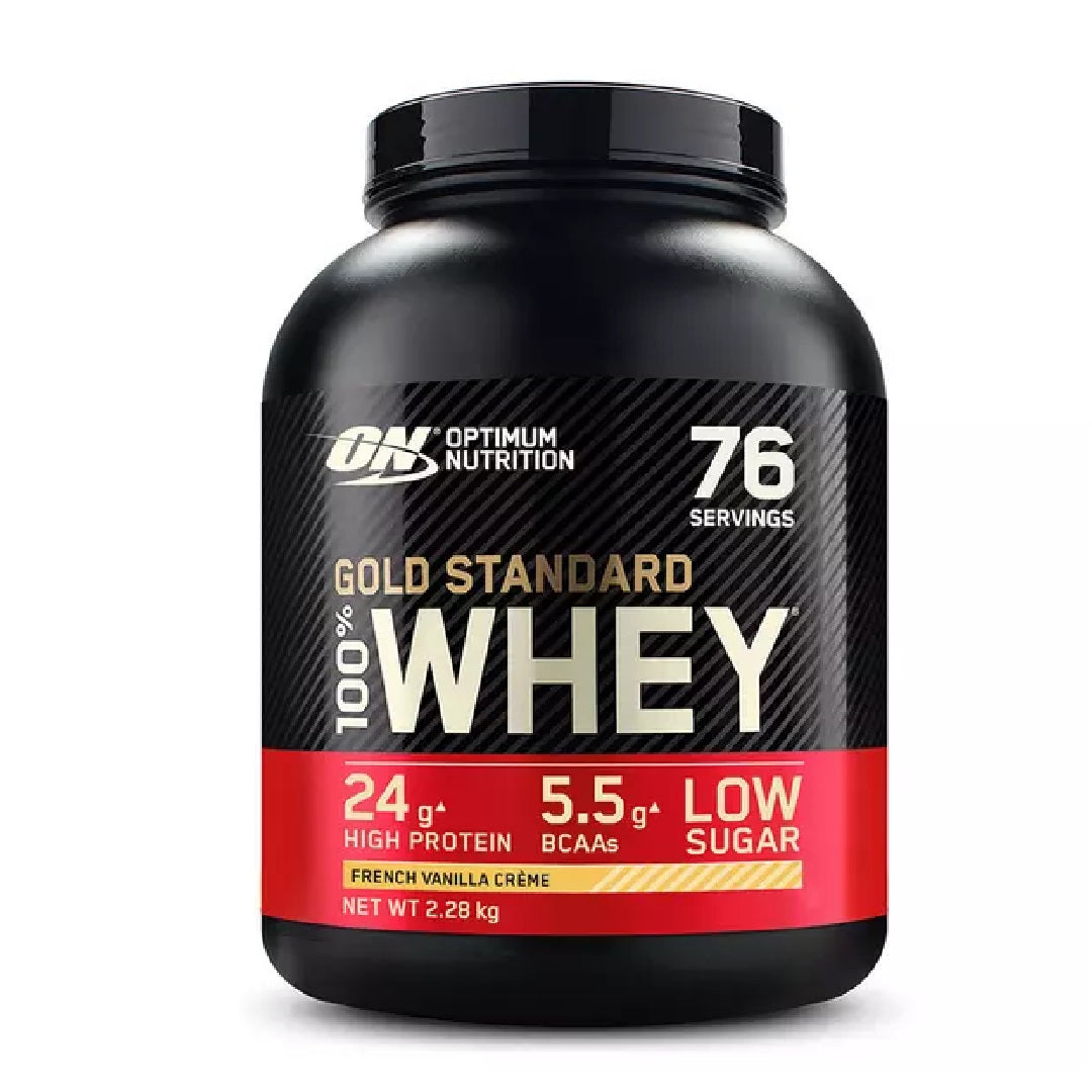 Optimum Nutrition Whey Protein Vanilla 2.26kg | Here's Health