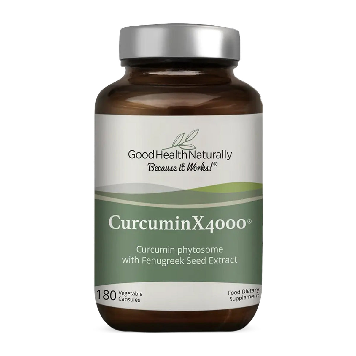 Good Health Naturally Curcumin X4000 180 Capsules-Here's Health