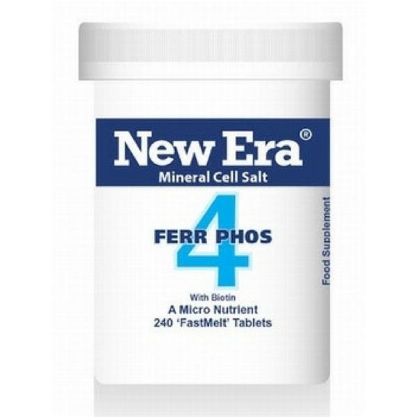 New Era No. 4 Ferr Phos 240 Tablets - Here's Health