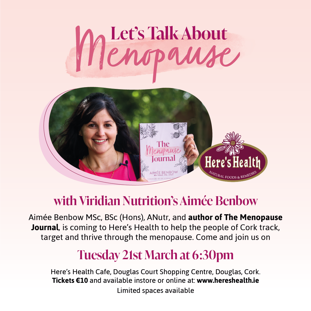 Menopause Talk with Viridian Head Of Nutrition | Here's Health